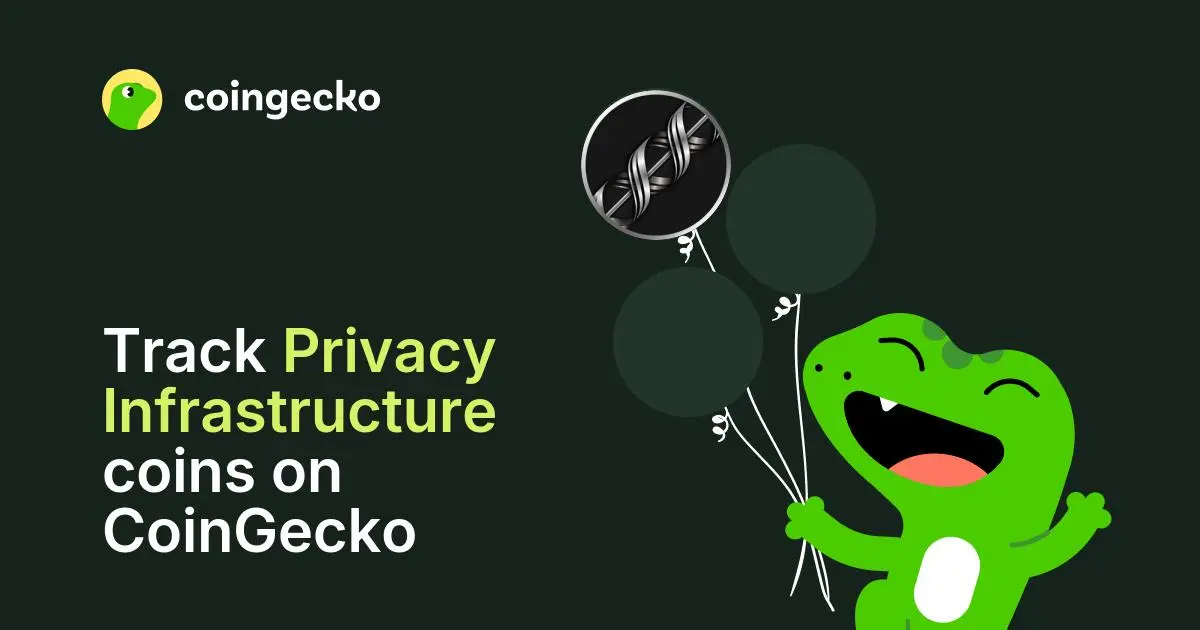 Førende Privacy Infrastructure-coins efter markedsværdi | CoinGecko