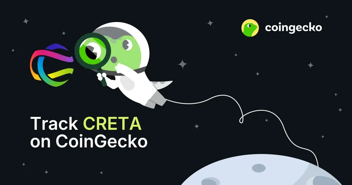 Creta World 시세: CRETA 가격 차트, 시가총액 & 오늘의 뉴스 | CoinGecko