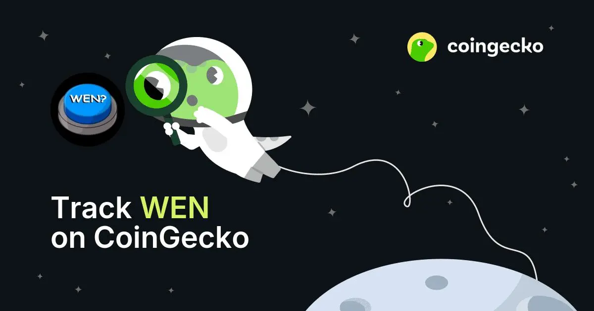 WEN Token Price: WEN Live Price Chart, Market Cap & News Today | CoinGecko