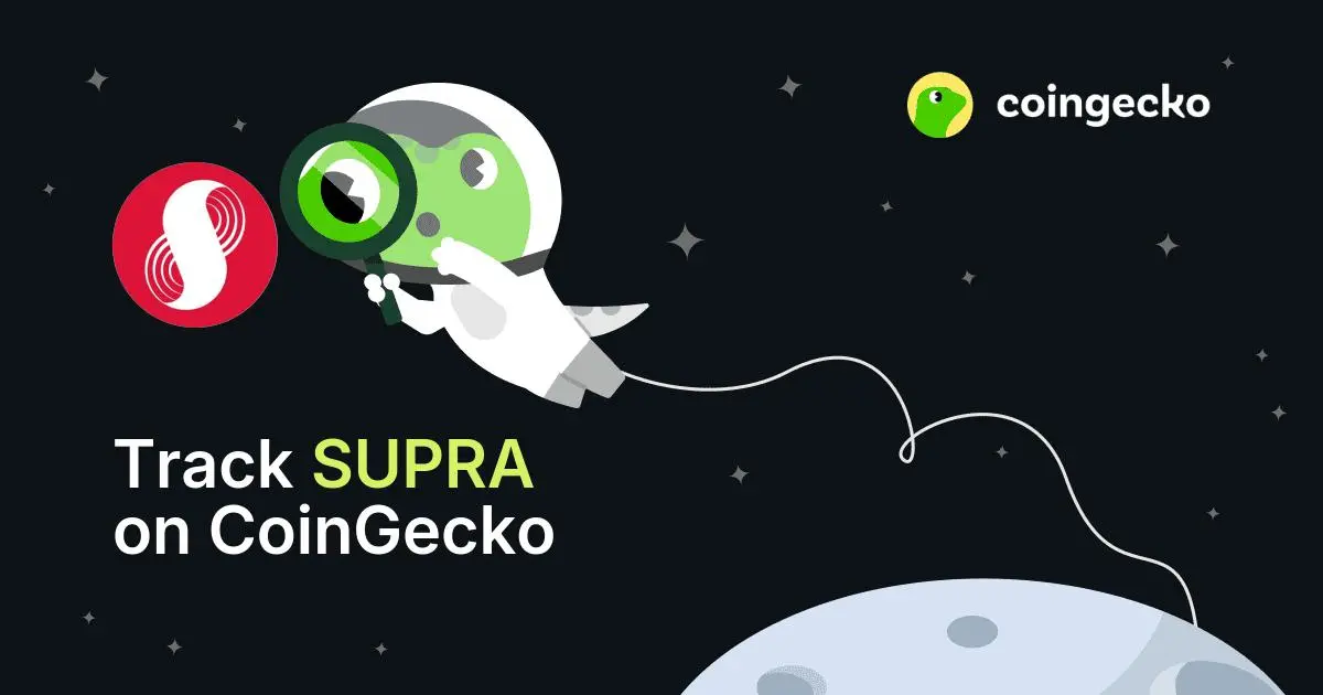 Supra Price: SUPRA Live Price Chart, Market Cap & News Today | CoinGecko