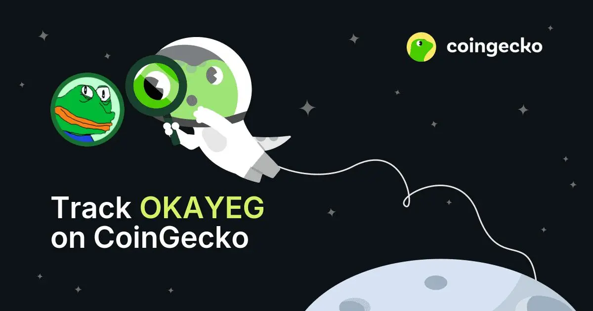 Okayeg Price: OKAYEG Live Price Chart, Market Cap & News Today | CoinGecko