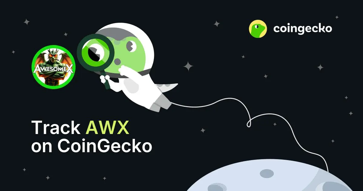 AwesomeX Price: AWX Live Price Chart, Market Cap & News Today | CoinGecko