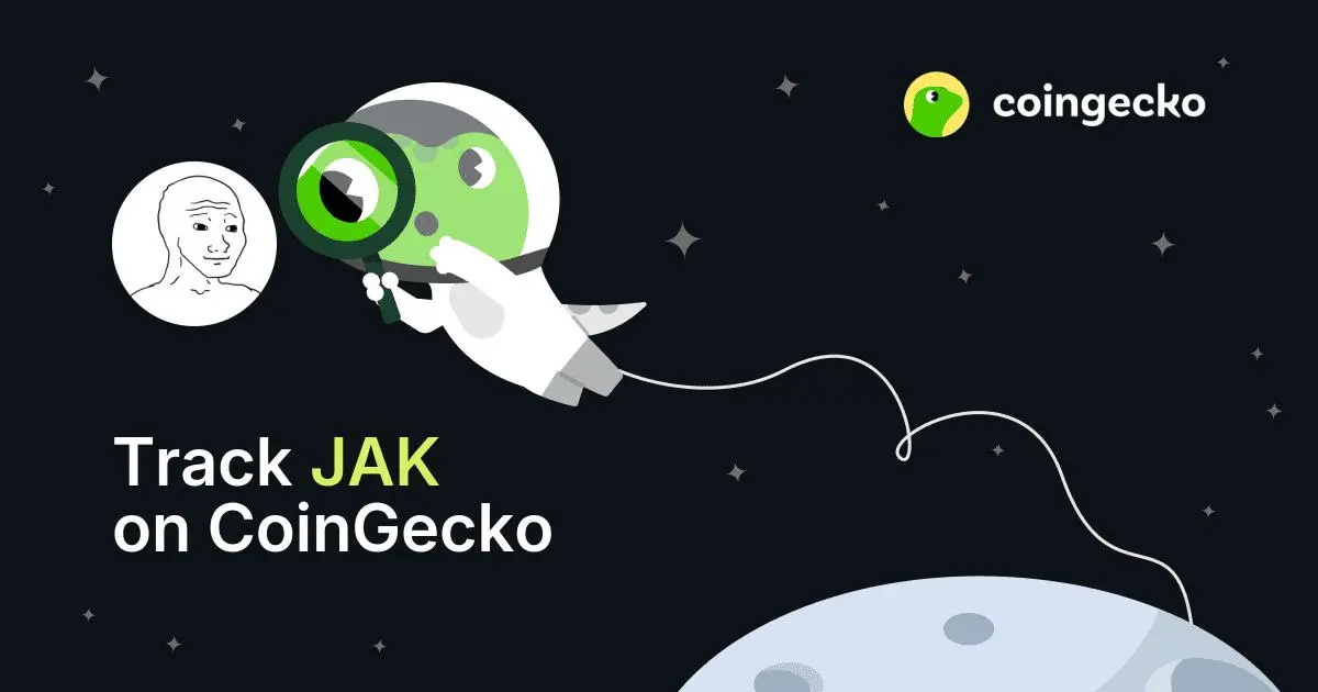 JAK Price: JAK Live Price Chart, Market Cap & News Today | CoinGecko