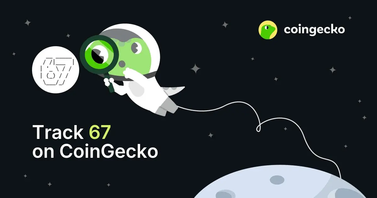 67COIN Price: 67 Live Price Chart, Market Cap & News Today | CoinGecko