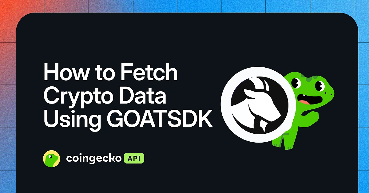How to Fetch Crypto Market Data Using GOATSDK