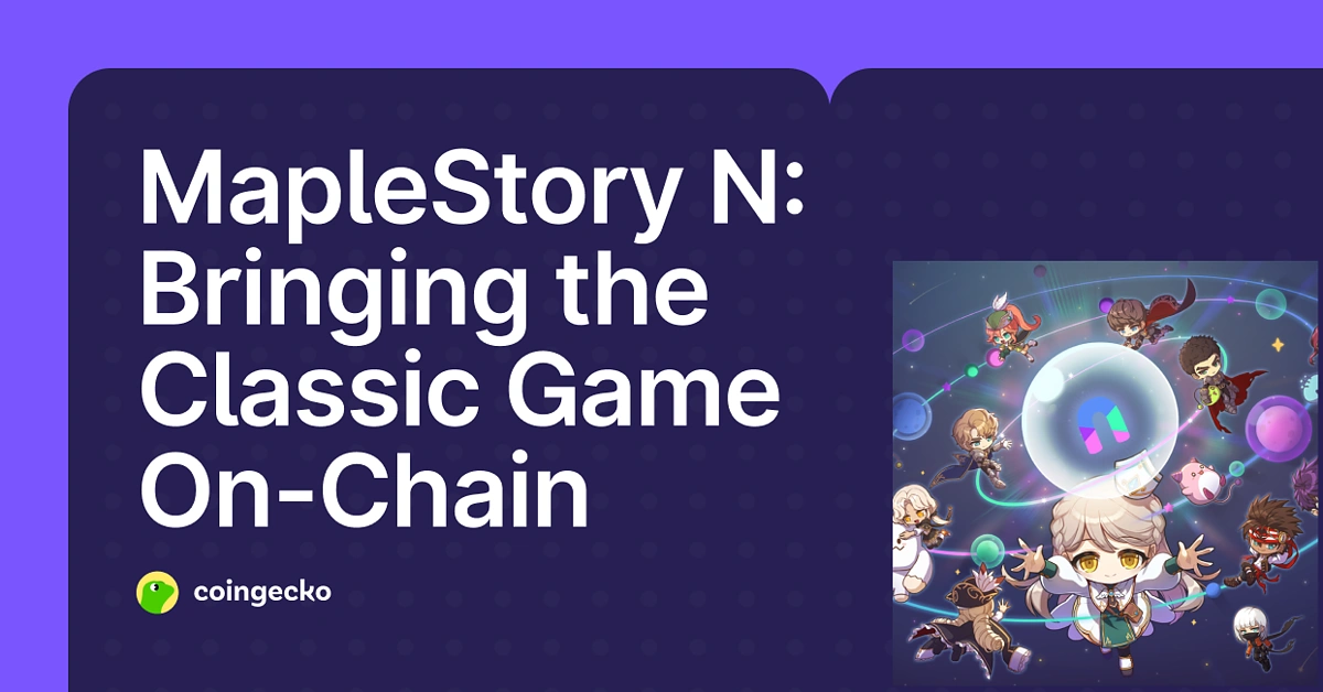 MapleStory N: Nexon's Global Hit MMORPG Goes On-chain | CoinGecko