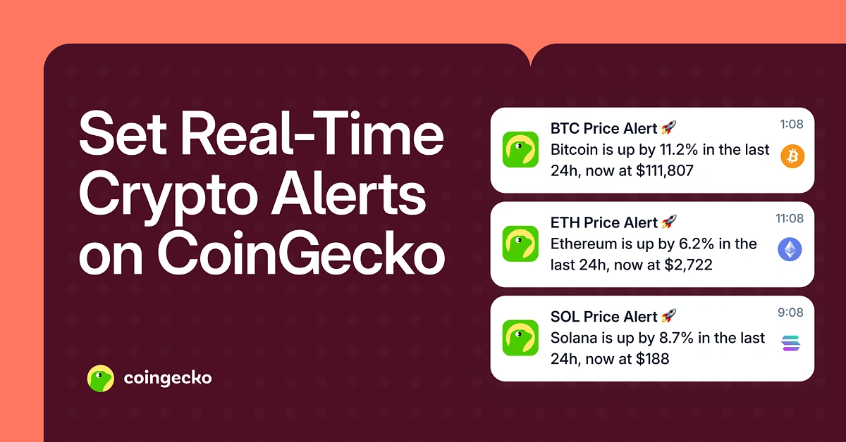 How to Set Crypto Price Alerts and Track Your Portfolio | CoinGecko
