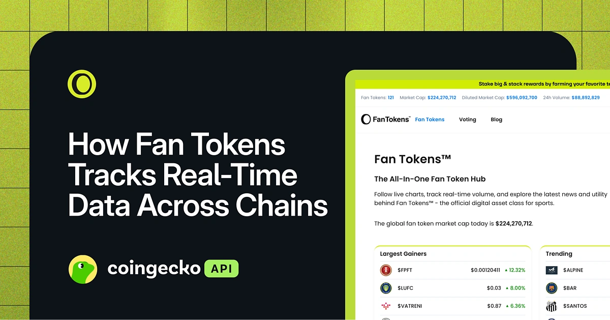 How Fan Tokens Tracks Real-Time Fan Token Data Across Chains ...