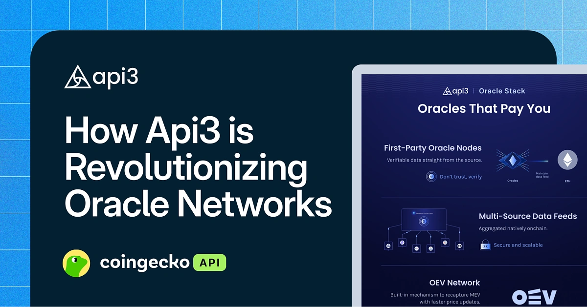 How Api3 is Revolutionizing Oracle Networks | CoinGecko API