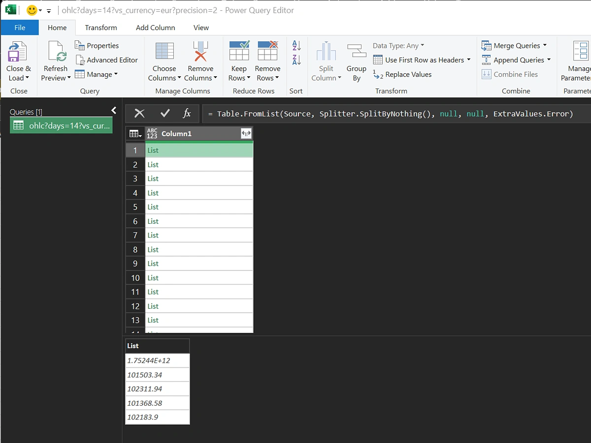 How to Export Crypto OHLC Chart Data | CoinGecko API