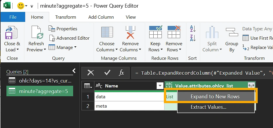 How to Export Crypto OHLC Chart Data | CoinGecko API