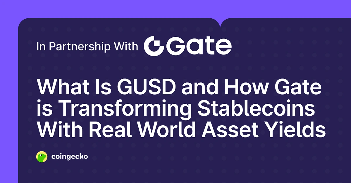 What Is Gate's GUSD? | CoinGecko