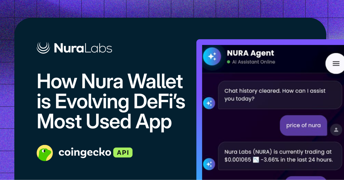 Nura Labs Price: NURA Live Price Chart, Market Cap & News Today | CoinGecko