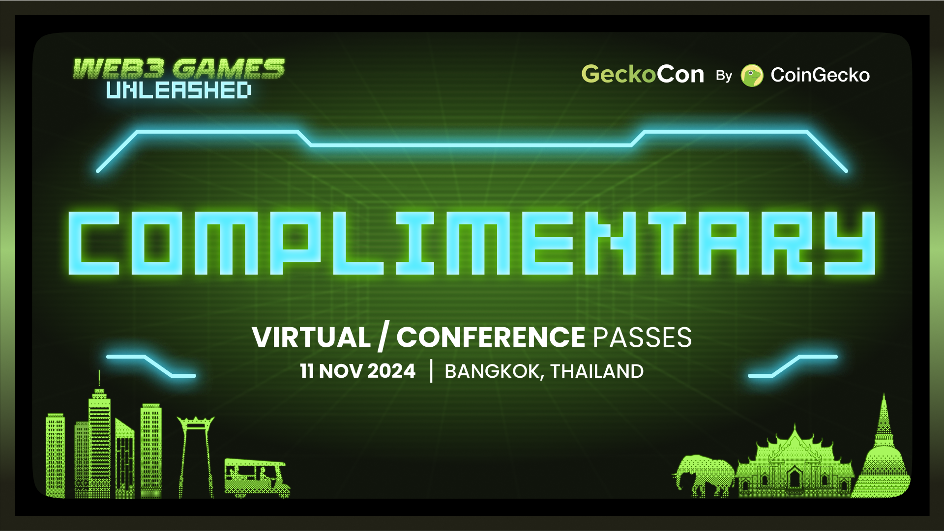 [Premium] Complimentary GeckoCon Virtual / Conference Pass | CoinGecko